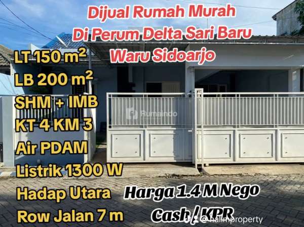 Dijual Rumah Murah Di Delta Sari Baru Waru Sidoarjo - Rumaindo