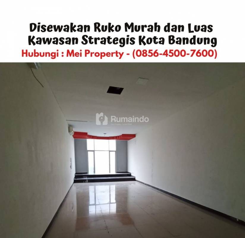 Disewakan Ruko Murah dan Luas Kawasan Strategis Kota Bandung - Rumaindo