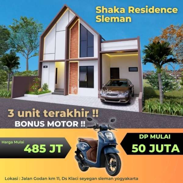 KPR RUMAH DP 10% DI SLEMAN BONUS MOTOR - Rumaindo
